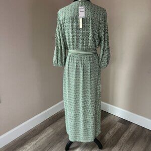 Max Studio | Dresses | Max Studio Long Sleeve Button Front Maxi Dress ...